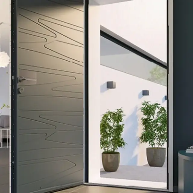 Menuisier à Fouesnant | porte d'entrée : menuiserie charpente Flatrès